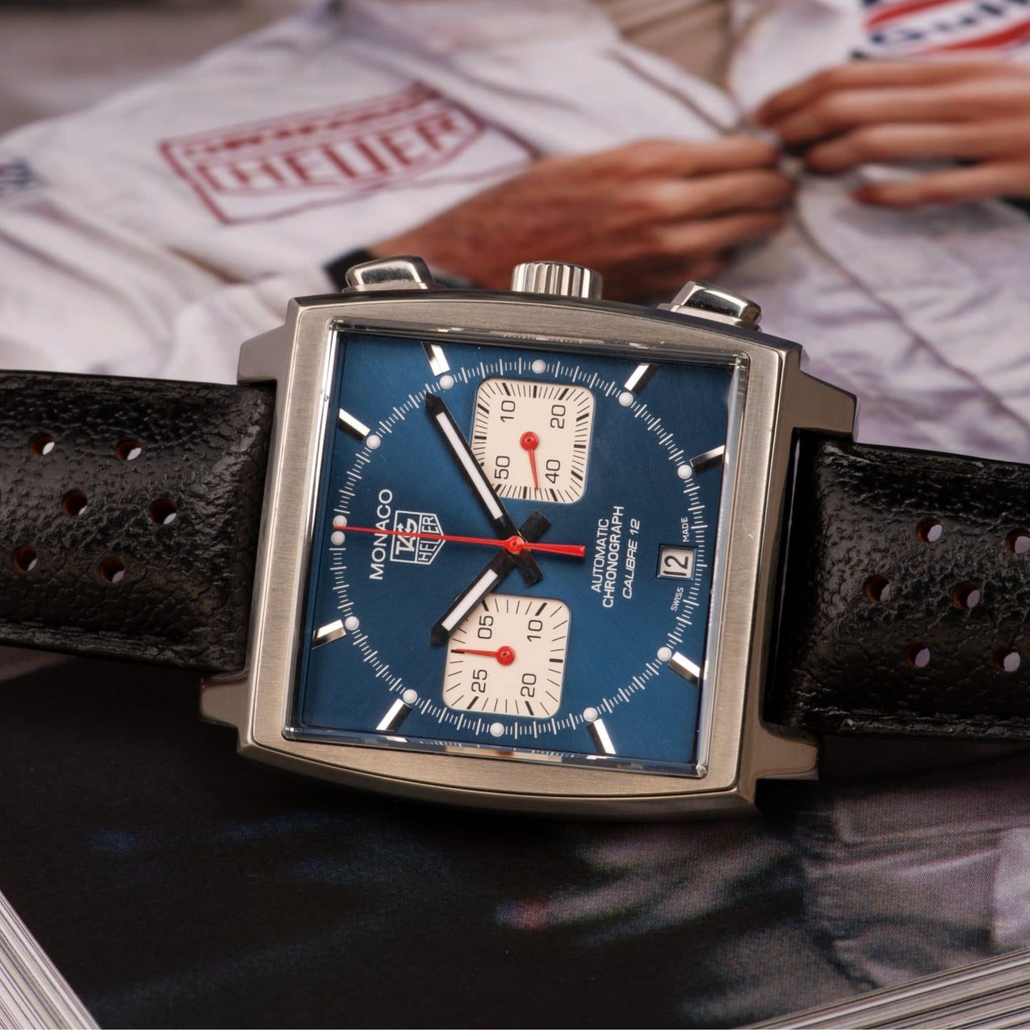 Tag Heuer Monaco Straps – Luxury Leather Bands | Helvetus®